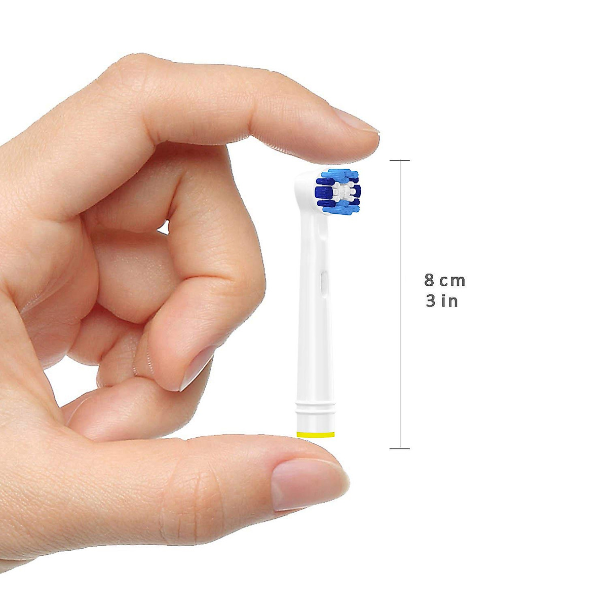 VINFANY 8PCS Refills Toothbrush Heads for Oral-B Electric Toothbrush, Deep Cleaning to Remove Stains