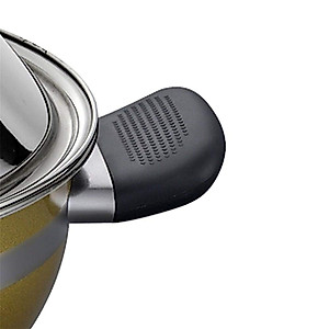 Tajine, with base, suitable for various types of stoves, induction cookers and ovens, suitable for soup pot, steamer, Taji pot, stainless steel multifunctional pot, diameter 26cm