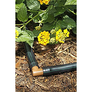 Habitech Irrigation Fittings Kit for 1/2" Tubing - 20 Piece Set - 6 Tees, 6 Couplings, 2 Elbows, 6 End Cap Plugs - Barbed Connectors for Rain Bird and Compatible Drip or Sprinkler Systems