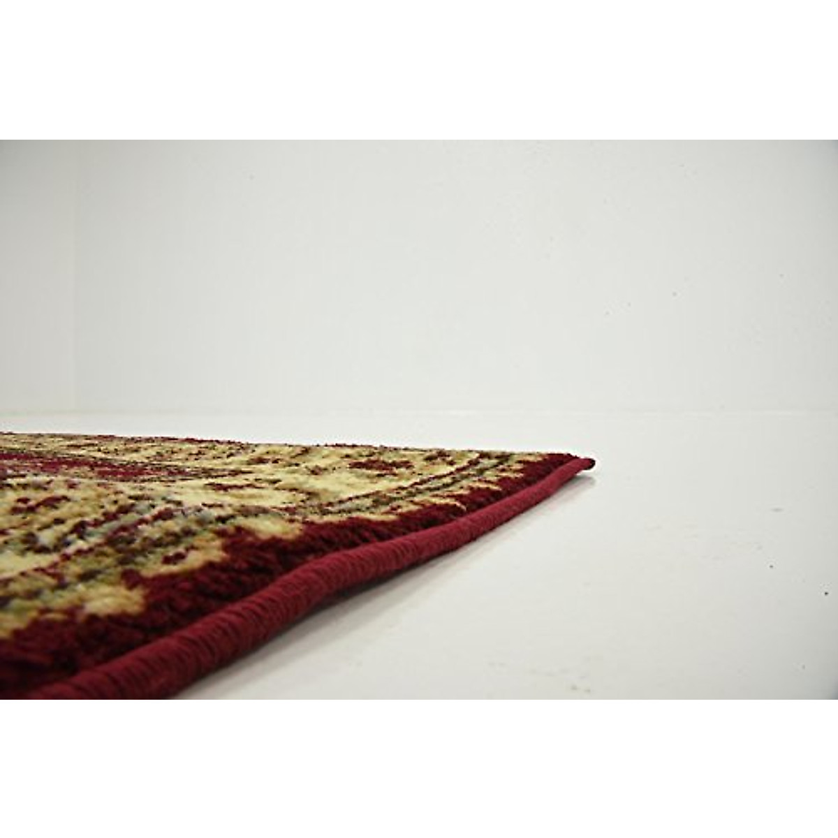 Unique Loom Voyage Collection Traditional Oriental Classic Intricate Design Area Rug (2' 7 x 10' 0 Runner, Red/Gold)