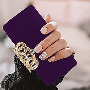 Women Evening Bag with Flower Closure Rhinestone Crystal Clutch Purse for Wedding Party Evening