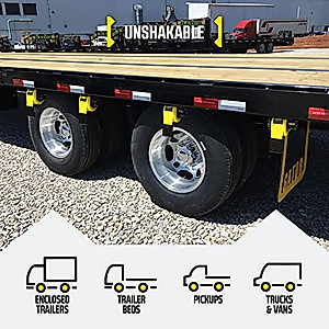 DC Cargo Sliding Winch for Flatbed Trailer | Heavy Duty Standard Tie-Down Winch