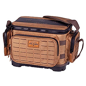 Plano Guide Series 3600 Tackle Bag, Medium, Beige 1680 Denier Fabric with Waterproof Base, Includes 5 Stowaway Utility Boxes, Premium Fishing Storage for Baits & Lures
