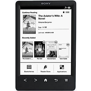 Sony PRS-T3 Ultra Slim e-Reader (Black) with 6" E-ink Touchscreen and Integrated WiFi