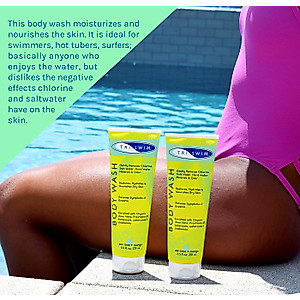 TRISWIM Chlorine Removal Body Wash | After Swim Care | Moisturizing Chlorine Soap For Swimmers And Athletes