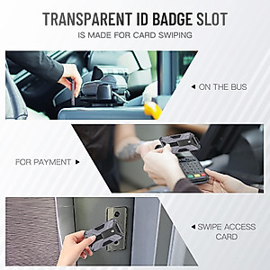 Minimalist Wallet for Men - Slim Aluminum Metal Wallet with Money Clip, ID Badge Holder, RFID Blocking Credit Card Holder, Hold Up to 15 Cards - Front Pocket Carbon Fiber Smart Wallet, Gift for Men