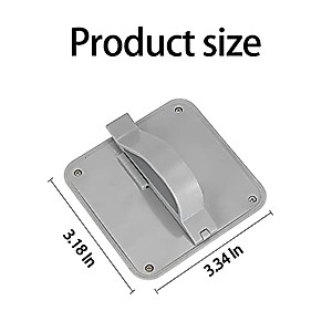 Moly Magnolia Sunglasses Holder for Car, ABS Plastic Eyeglasses Hanger Clip, Slots Visor Clip for Vehicle Accessories Storage Ticket Card Mounter, Suitable for SUV Pickup Truck All Models (Gray)