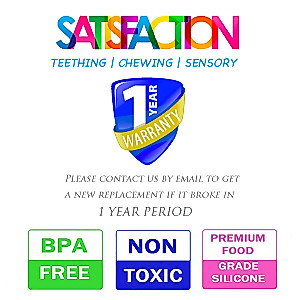 Xtra Tough (XT) Chew Necklace for Kids Boys - Silicone Chew Pendant Jewelry for Autism, ADHD, Baby Nursing or Special Needs - Chewing Necklace