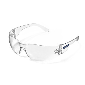 JORESTECH Eyewear Protective Safety Glasses, Polycarbonate Impact Resistant Lens Pack of 12 (Clear)