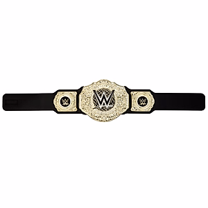 Mattel WWE Championship Title, World Heavyweight Championship Role-Play & Costume Piece, Leather-Like Belt 3+ Feet with One-Time Adjustment