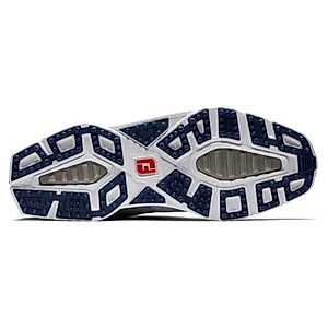 FootJoy Men's Pro|sl Sport Golf Shoe, White/Blue Fog, 10