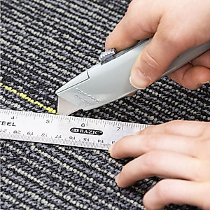 1 Heavy Duty Utility Knife Box Cutter Retractable Locking Razor Sharp Blade Tool