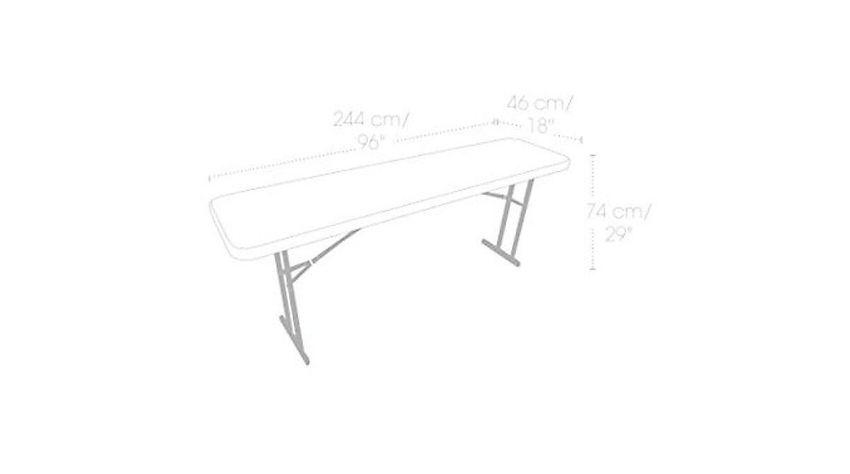 Lifetime 8-Foot Folding Conference Table - Durable & Portable