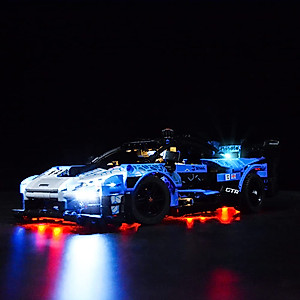 Kyglaring Led Light kit Only - Light Set Designed for Lego 42123 Creator Expet McLaren Senna GTR Toy Car Model Building Set- NOT Included Lego Model (Standard Version)