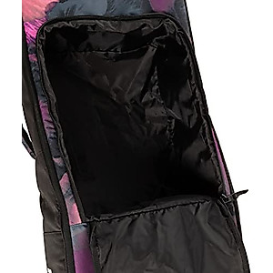 Roxy Vermont Wheelie 127L Snowboard Bag, True Black Pansy Pansy