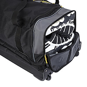 TPRC Sierra Madre II Upright Rolling Duffel Bag, Black/Gray, 36-Inch