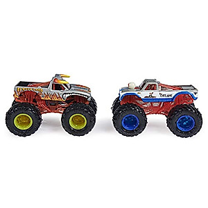 Monster Jam, Official El Toro Loco vs. Cyclops Color-Changing Die-Cast Monster Trucks, 1:64 Scale