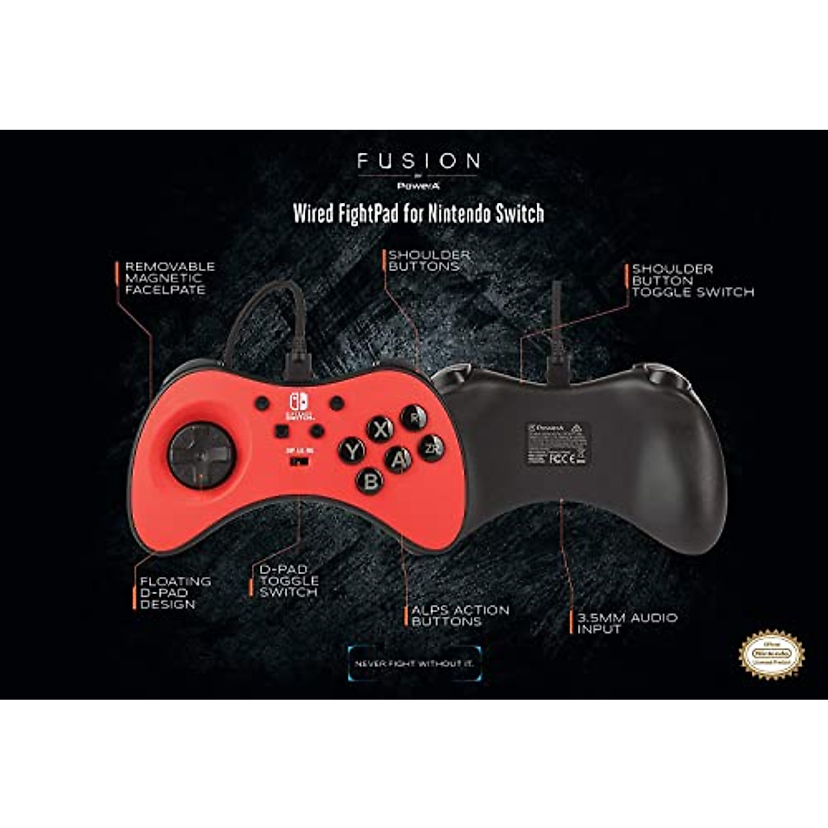 PowerA Fusion Wired Fightpad for Nintendo Switch - Nintendo Switch
