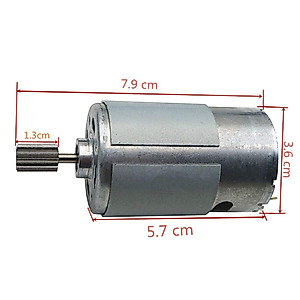 2 Pcs Universal 550 40000RPM Electric Motor RS550 12V Motor Accessories for Kids Electric Cars Children Ride On Toys Replacement Parts