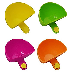 Dip Clip for Bowls Plates 4PCS Plastic Dish Chip Bowl and Dip Serving Set Sauce Holder for Spice Tomato Sauce Salt Veggie Vinegar Ketchup