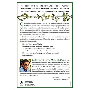 Dr. Earl Mindell's Herb Bible: Fight Depression and Anxiety, Improve Your Sex Life, Prevent Illness, and Heal Faster―the All-Natural Way