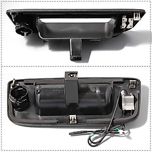 EWAY Tailgate Handle Backup Rear View Camera for 2007-2013 Chevrolet Chevy Silverado GMC Sierra 1500 2500 3500 HD Reverse Back Up Camera Rear Tailgate Latch Handle with Key Hole, Replaces# 22755305