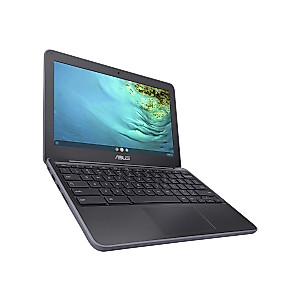 ASUS 2021 Newest Chromebook 11.6 Inch Laptop, MediaTek MT8173C 2.1GHz, 4GB RAM, 32GB eMMC, WiFi, Bluetooth, Webcam, Chrome OS + NexiGo 32GB MicroSD Card Bundle