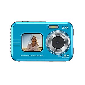 Digital Cameras for Photography Compact Waterproof Action Camera with 2.7K Ultra HD Video, 48MP Frame Grabs, Image Sensor, Live Streaming, Stabilization，Digital Camera Full HD Video Camera (Color : C