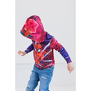 Marvel Spider-Man Little Boys Fleece Zip Up Hoodie Multicolor 7-8
