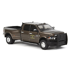 Collectibles Greenlight 44980-F Yellowstone 2018-Current TV Series - John Dutton’s 2017 Ram 3500 Laramie Dually - Yellowstone Dutton Ranch 1:64 Scale Diecast