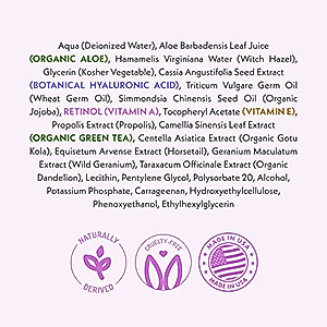 Eve Hansen Retinol Serum for Face 2% | (2oz) Facelift in a Bottle Wrinkle Filler Pore Minimizer Anti Aging Serum | Organic Retinol Anti Wrinkle Serum, Vitamin A Serum, Hyaluronic Acid