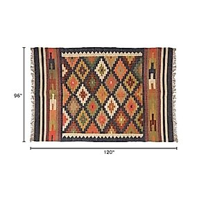 Jute Handwoven Kilim Rug, Bhhemian Jute Rug, Moroccan Rug, Handmade Bohemian Traditional Oriental Rug, Turkish Rug, Jute Rug, (3x5ft)