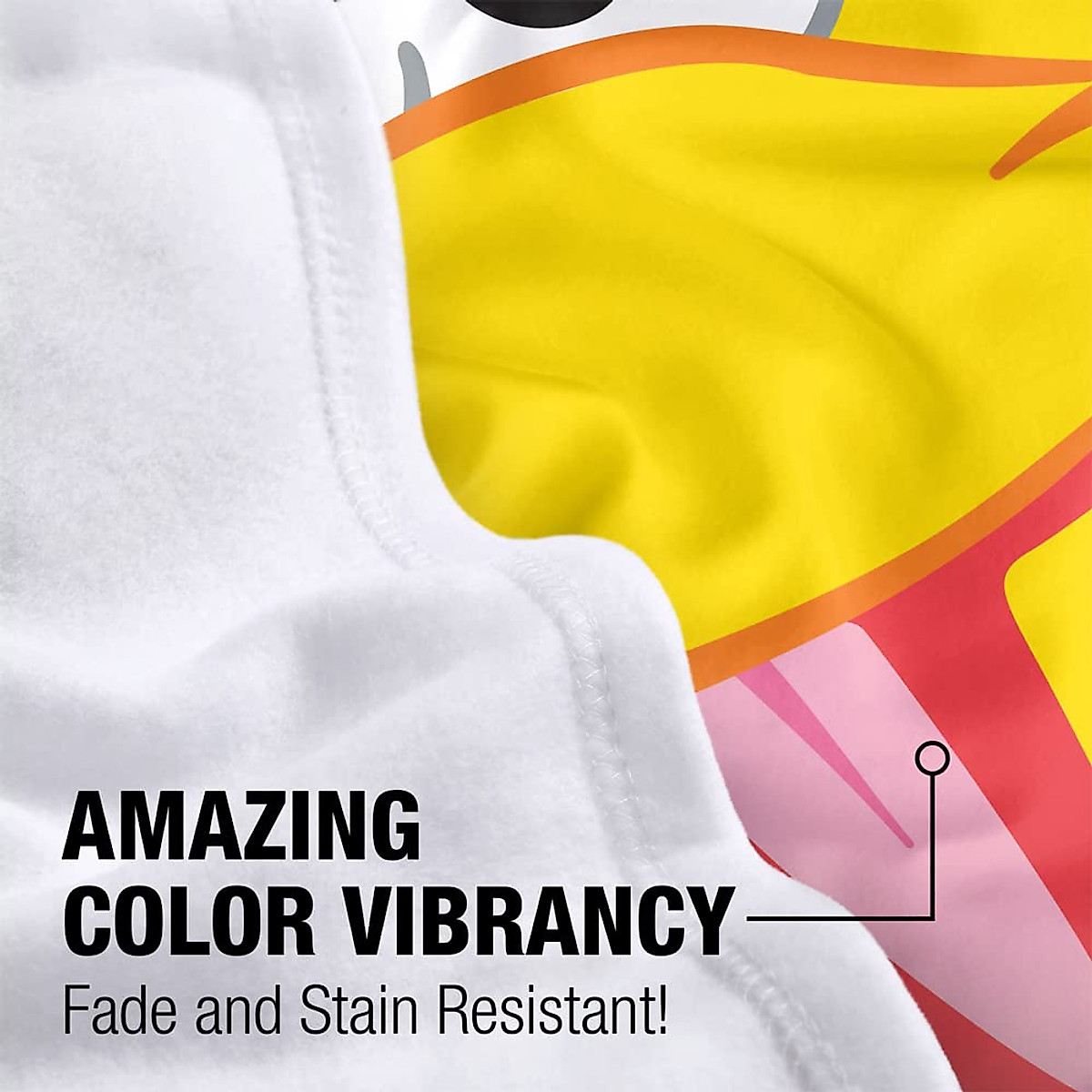 LOGOVISION Sesame Street Lightweight Baby Blanket, 30"X40", Big Bird Head Unisex for Infants Girls & Boys