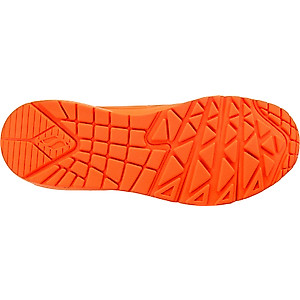 Skechers Women's Uno-Night Shades Sneaker, Orange, 8