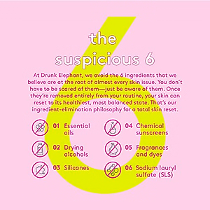 Drunk Elephant Umbra Sheer Daily Defense - Broad Spectrum SPF 30 Sunscreen with Marula Oil (90 mL / 3 Fl Oz)