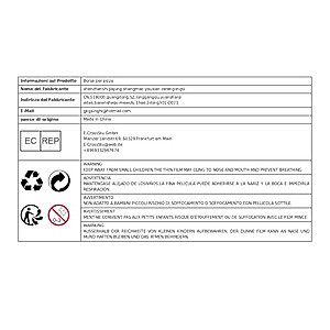 JISADER Insulated Delivery Bag Pizza Carrier Professional for Deliveries Grocery Bag Pizza Warmer Bag for Outdoor Catering, 50x50x15CM