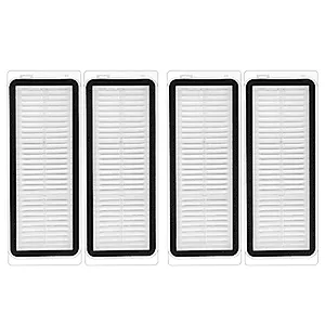 Generic Sweeper Accessories Kit Compatible with Dreame L20 Ultra Robot Vacuum Cleaner Replacement Parts, Roller Brush/Side Brush/Filter/Mop Pad/Dust Bag (4 Filters)