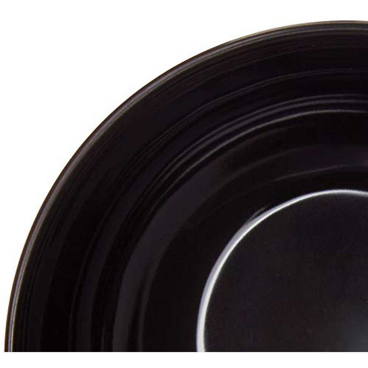 Amuse Home Bayview Essentials- Unbreakable Melamine Classic Bowls- Set of 6 (Black)