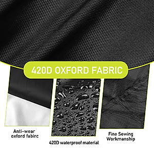 Guisong Pressure Washer Cover, Waterproof& Dustproof Covers for Power Washer, Protective Outdoor Cover for Electric High Pressure Cleaner 17.8" x 17.8" x 34.2"