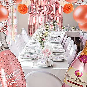Bachelorette Party Decorations - Bach That Balloons Banner Sign Brunch Bridal Shower for Rose Gold Nash Bachelorette Party Supplies