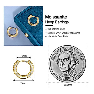 HELLOICE Moissanite Earring (Gold)