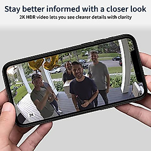 Arlo Pro 4 Spotlight Camera - 3 Pack - Wireless Security, 2K Video & HDR, Color Night Vision, 2 Way Audio, Wire-Free, Direct to WiFi No Hub Needed, Black - VMC4350B