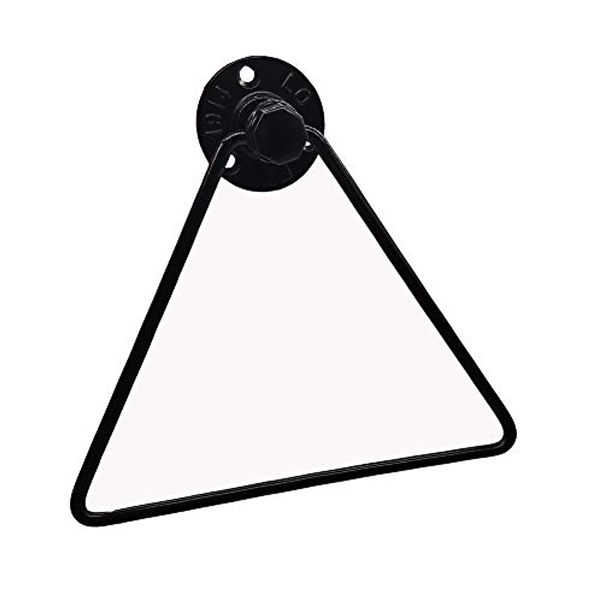 Industrial Triangle Pipe Hand Towel Rack Wall Mounted Towel Holder for Bathroom Kitchen