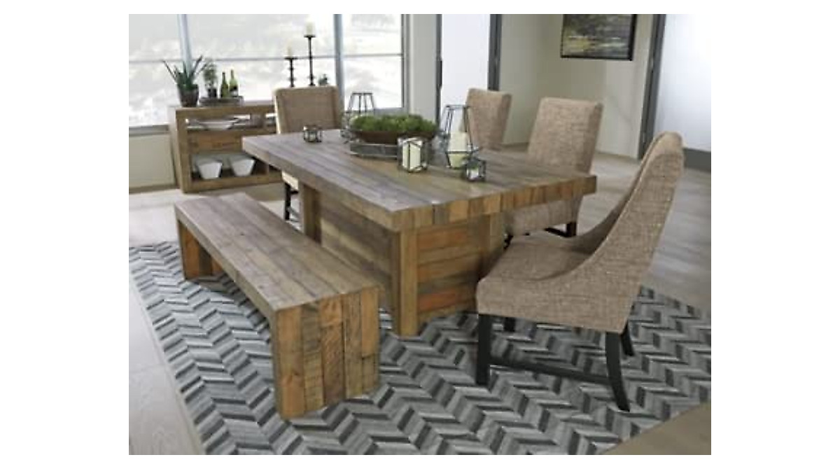 Sommerford Modern Farmhouse Dining Chair Set - Brown