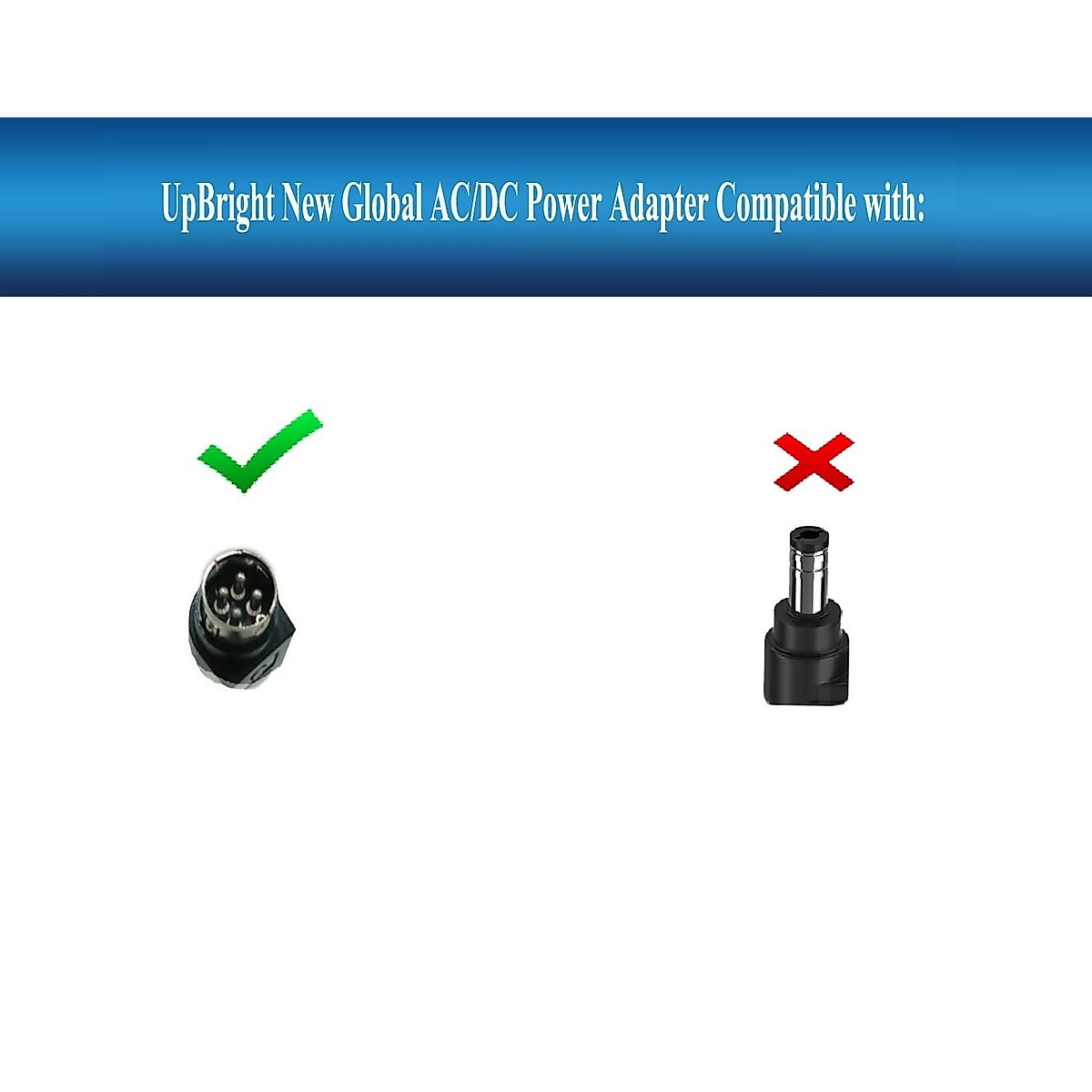 UpBright 4-Pin 12V AC/DC Adapter Compatible with Night Owl DVR-THD80B-HIK DVR-THD80B-82-HIK DKD-THD80B-84-HIK DVR-THD50B-81-HIK 8 Ch THD 4K Ultra HD HDD 8.0 Digital Video Recorder Power Supply Charger