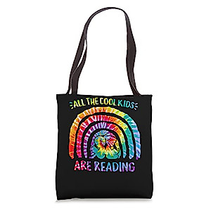 Kids Reading Golden Books Lover Girls Bookworm Library Month Tote Bag