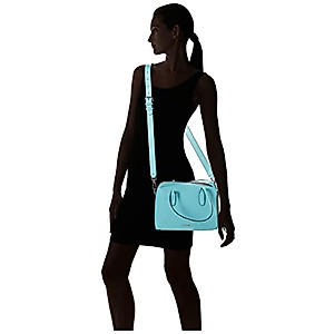 Calvin Klein Brenda Top Zip Satchel, Turquoise