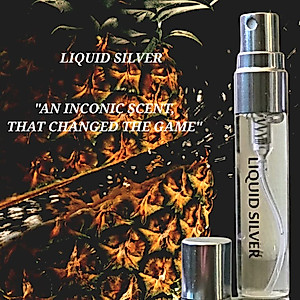 Cover Scent For Men Patented Unmatched Male Inspired Cologne Fragrance "Liquid Silver" Pure Raw Attraction Perfume Spray by"S1CK"