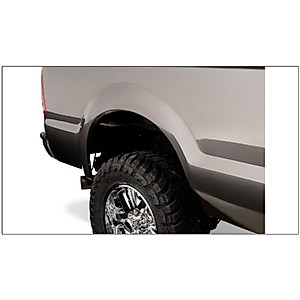 Bushwacker Extend-A-Fender Extended Rear Fender Flares | 2-Piece Set, Black, Smooth Finish | 20076-02 | Fits 1999-2007 Ford F-250/F-350 Super Duty Styleside (Excludes Dually)