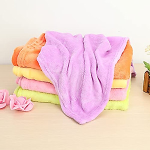 BLUELANS Fleece Throw Blanket for Couch, Lightweight Plush Fuzzy Cozy Soft Blankets & Throws Sofa, Blanket, Cozy, Warm Bedding Bed Blue, 50x70cm